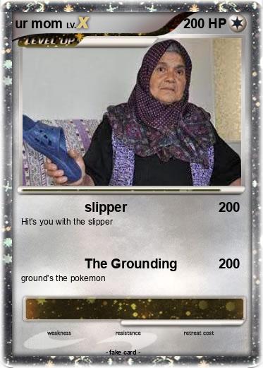 Pokémon ur mom 435 435 - slipper - My Pokemon Card