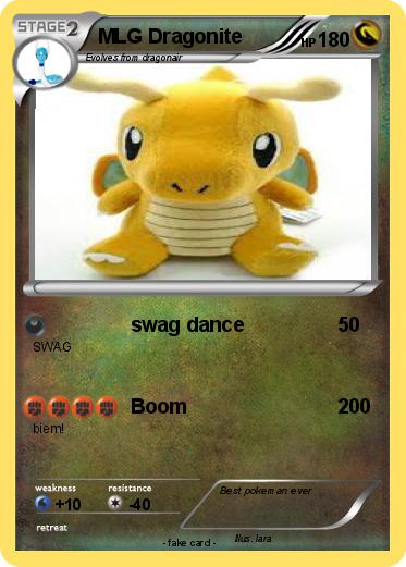 Pokémon MLG Dragonite - swag dance - My Pokemon Card