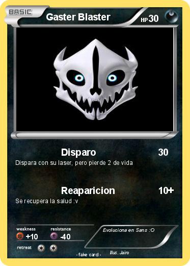 Pokémon Gaster Blaster 15 15 - Disparo - My Pokemon Card