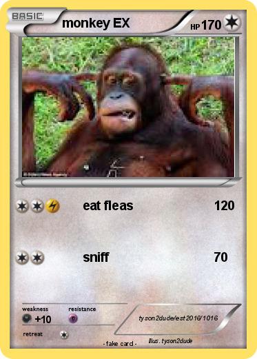 Pokémon monkey EX 11 11 - eat fleas - My Pokemon Card