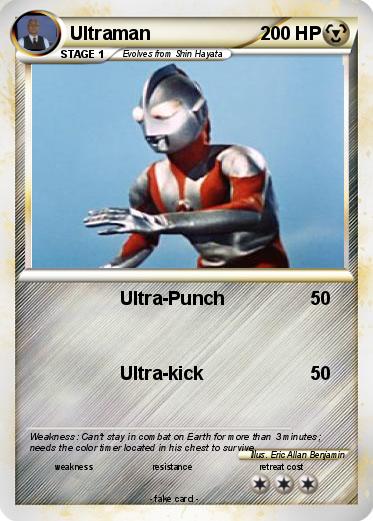 Pokémon Ultraman 64 64 - Ultra-Punch - My Pokemon Card