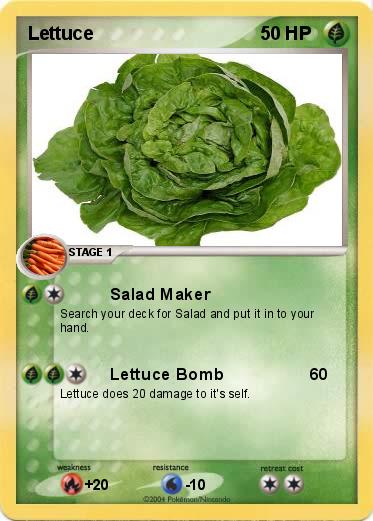 Pokémon Lettuce 1 1 - Salad Maker - My Pokemon Card