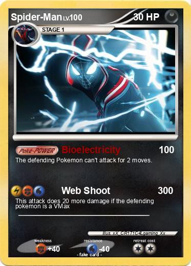 Pokémon Spider Man 1306 1306 - Bioelectricity - My Pokemon Card