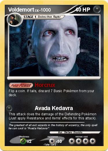 Pokémon Voldemort 373 373 - Horcrux - My Pokemon Card