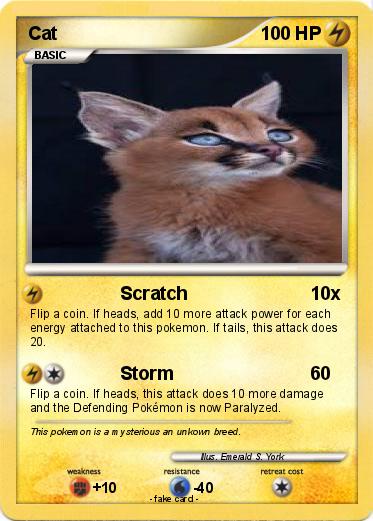 Pokémon Cat 2640 2640 - Scratch - My Pokemon Card