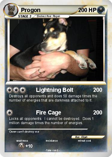 Pokémon Progon 1 1 - Lightning Bolt - My Pokemon Card