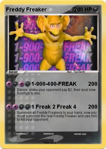 Pokémon Freddy Freaker 1 1 - 1-900-490-FREAK - My Pokemon Card