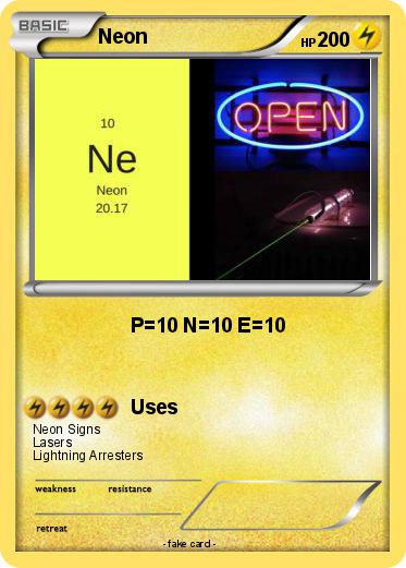Pokémon Neon 302 302 - P=10 N=10 E=10 - My Pokemon Card
