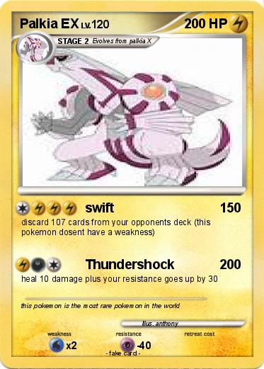 Pokémon Palkia EX 112 112 - swift - My Pokemon Card