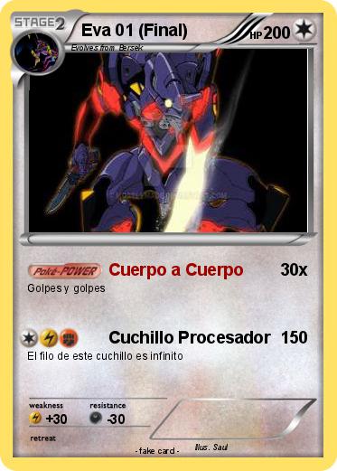 Pokémon Eva 01 Final 1 1 - Cuerpo a Cuerpo - My Pokemon Card