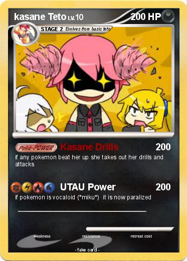 Pokémon kasane Teto 32 32 - Kasane Drills - My Pokemon Card