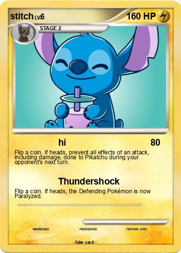 Pokémon stitch 386 386 - hi - My Pokemon Card