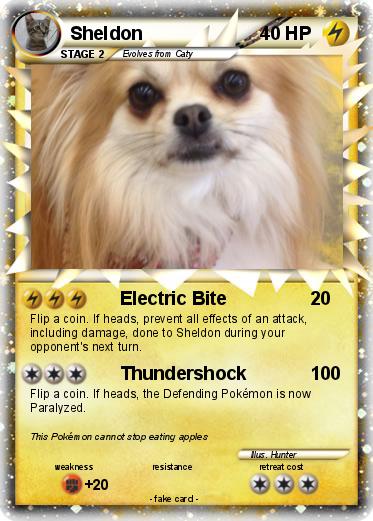 Pokémon Sheldon 244 244 - Electric Bite - My Pokemon Card