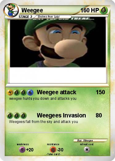 Pokémon Weegee 1148 1148 - Weegee attack - My Pokemon Card