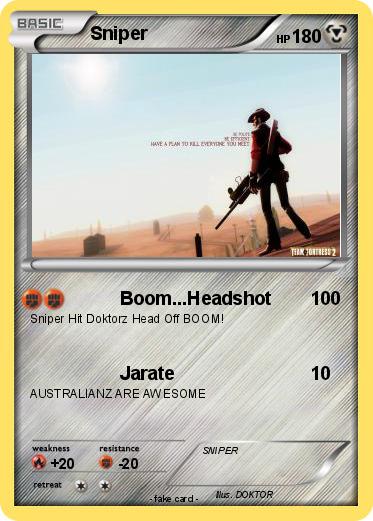 Pokémon Sniper 1116 1116 - Boom...Headshot - My Pokemon Card