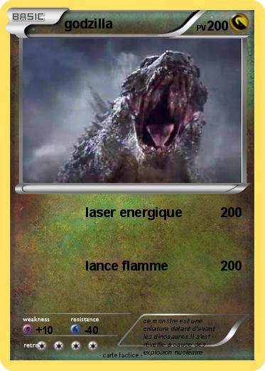 Pokémon godzilla 2137 2137 - laser energique - Ma carte Pokémon