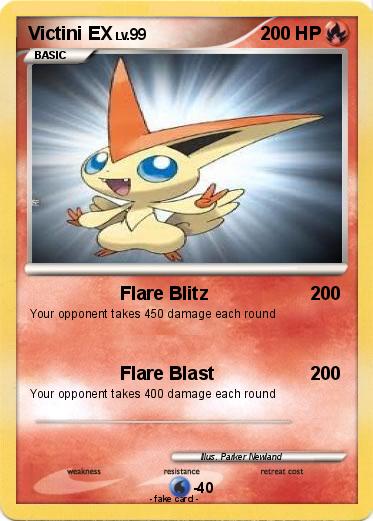 Pokémon Victini EX 26 26 - Flare Blitz - My Pokemon Card