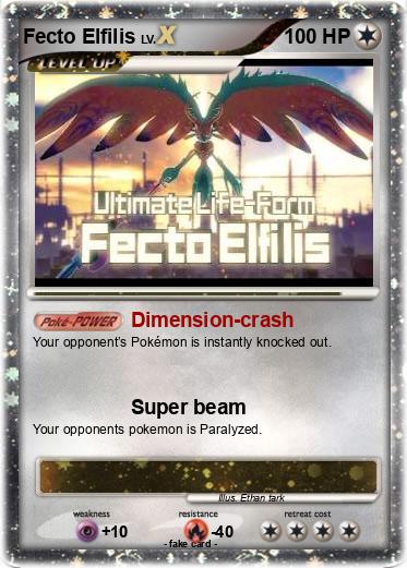 Pokémon Fecto Elfilis 8 8 - Dimension-crash - My Pokemon Card