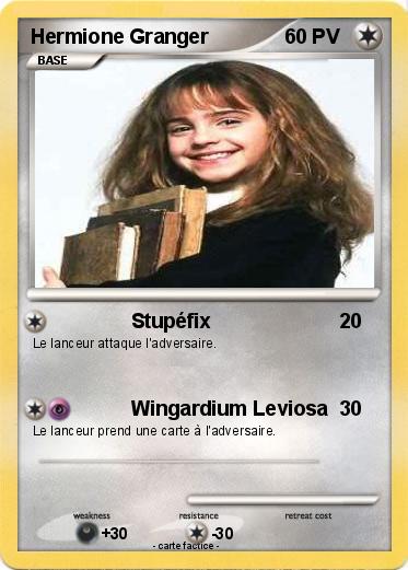 Pokémon Hermione Granger 41 41 - Stupéfix - Ma carte Pokémon