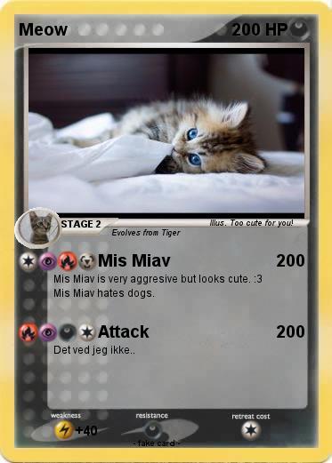 Pokémon Meow 278 278 - Mis Miav - My Pokemon Card