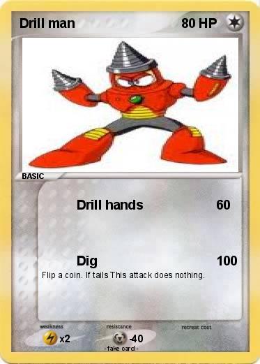Pokémon Drill man - Drill hands - My Pokemon Card