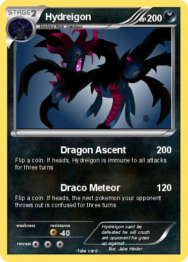 Pokémon Hydreigon 504 504 - Dragon Ascent - My Pokemon Card