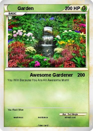 Pokémon Garden 26 26 - Awesome Gardener - My Pokemon Card