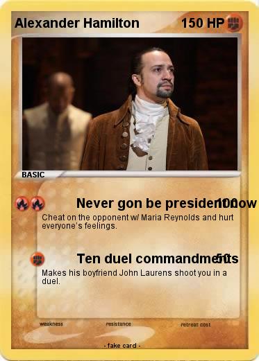 Pokémon Alexander Hamilton 32 32 - Never gon be president now - My ...