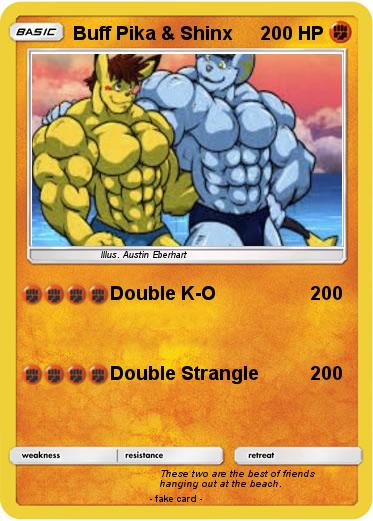 Pokémon Buff Pika Shinx - Double K-O - My Pokemon Card