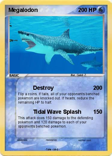 Pokémon Megalodon 263 263 - Destroy - My Pokemon Card