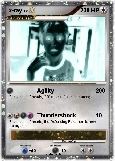 Pokémon x ray 40 40 - Agility - My Pokemon Card
