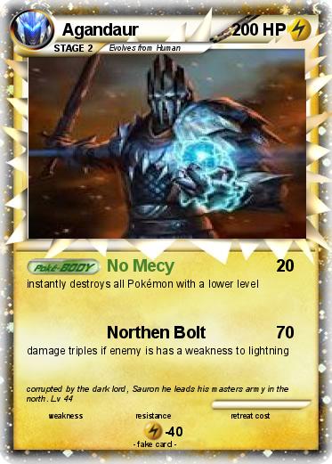 Pokémon Agandaur - No Mecy - My Pokemon Card