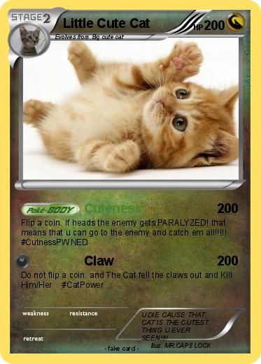 Pokémon Little Cute Cat - Cuteness - My Pokemon Card