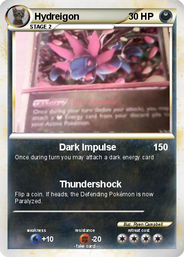 Pokémon Hydreigon 528 528 - Dark Impulse - My Pokemon Card