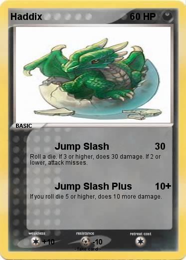 Pokémon Haddix - Jump Slash - My Pokemon Card