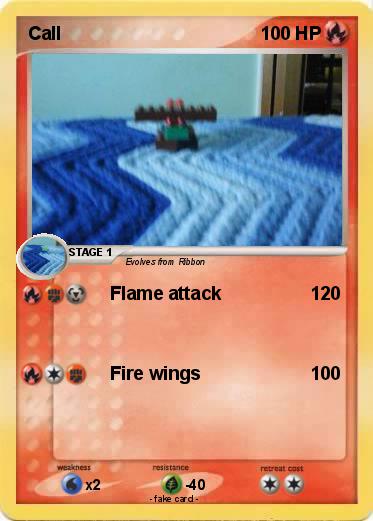 Pokémon Call 961 961 - Flame attack - My Pokemon Card