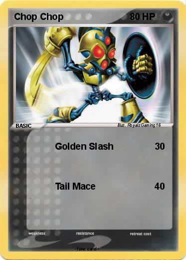 Pokémon Chop Chop 299 299 - Golden Slash - My Pokemon Card