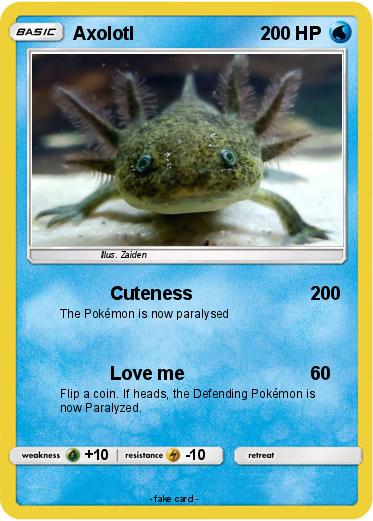 Pokémon Axolotl 193 193 - Cuteness - My Pokemon Card