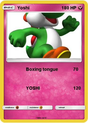 Pokémon Yoshi 4035 4035 - Boxing tongue - My Pokemon Card