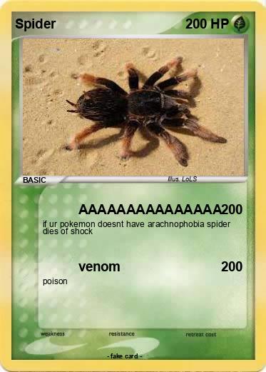 Pokémon Spider 2692 2692 - AAAAAAAAAAAAAAA - My Pokemon Card