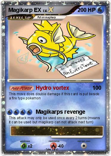 Pokémon Magikarp EX 107 107 - Hydro vortex - My Pokemon Card