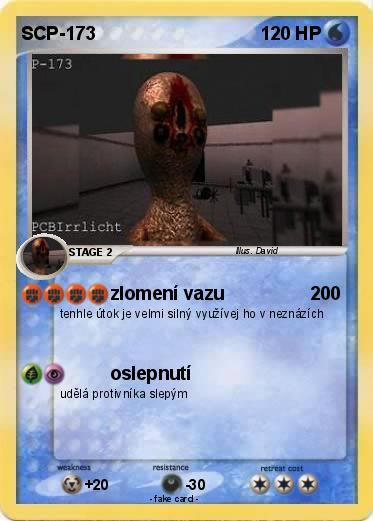Pokémon SCP 173 201 201 - zlomení vazu - My Pokemon Card