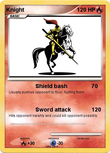 Pokémon Knight 373 373 - Shield bash - My Pokemon Card