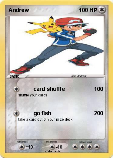 Pokémon Andrew 599 599 - card shuffle - My Pokemon Card