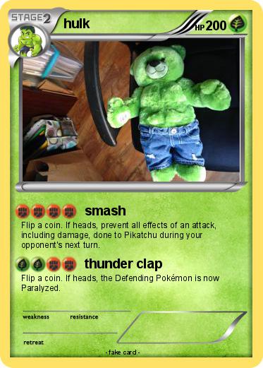 Pokémon hulk 1258 1258 - smash - My Pokemon Card