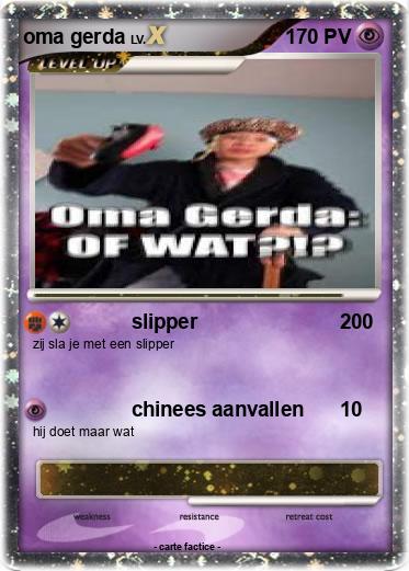 Pokémon oma gerda 4 4 - slipper - Ma carte Pokémon