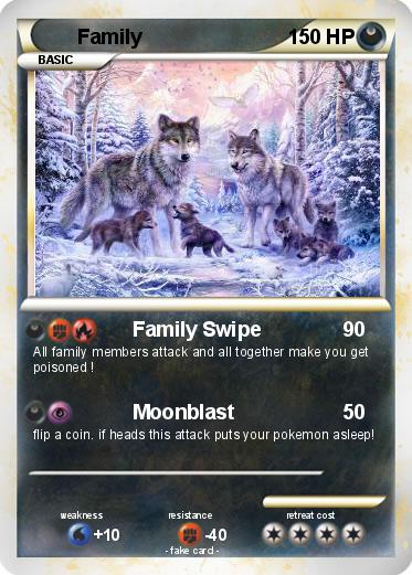 Pokémon Family 450 450 - Family Swipe - My Pokemon Card