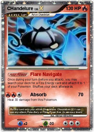 Pokémon CHandelure 109 109 - Flare Navigate - My Pokemon Card