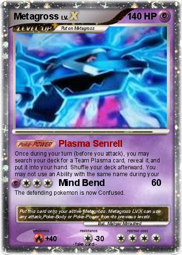 Pokémon Metagross 343 343 - Plasma Senrell - My Pokemon Card