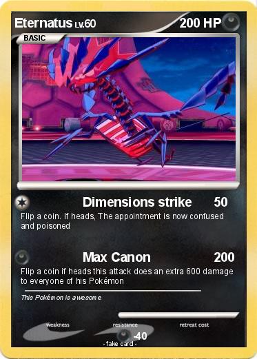 Pokémon Eternatus 61 61 - Dimensions strike - My Pokemon Card